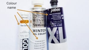 How To Read a Paint Tube Label Easily - ezeeart