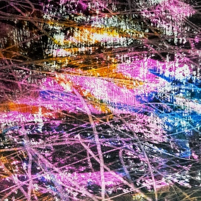 Abstract Art Oil Pastel: Learning to Let Go - ezeeart